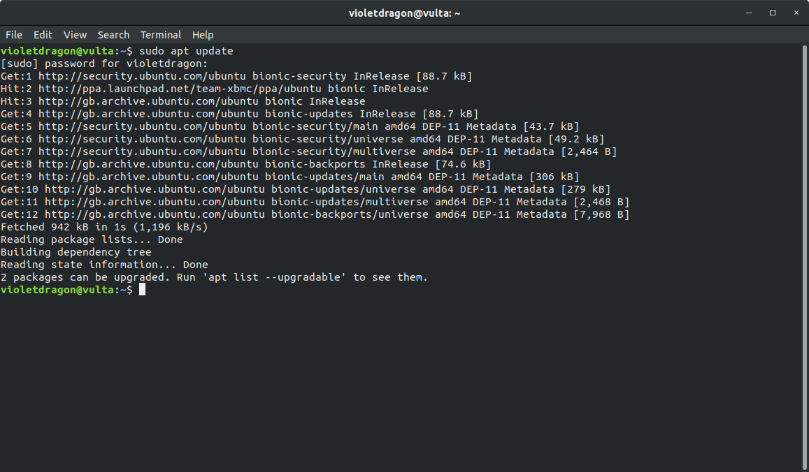 How to resynchronize packages in Ubuntu before installing Apps ...