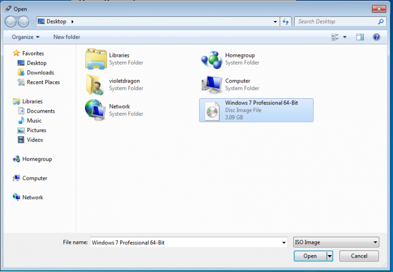 Creating a Windows 7 for Legacy Booting using Rufus – VioletDragons ...